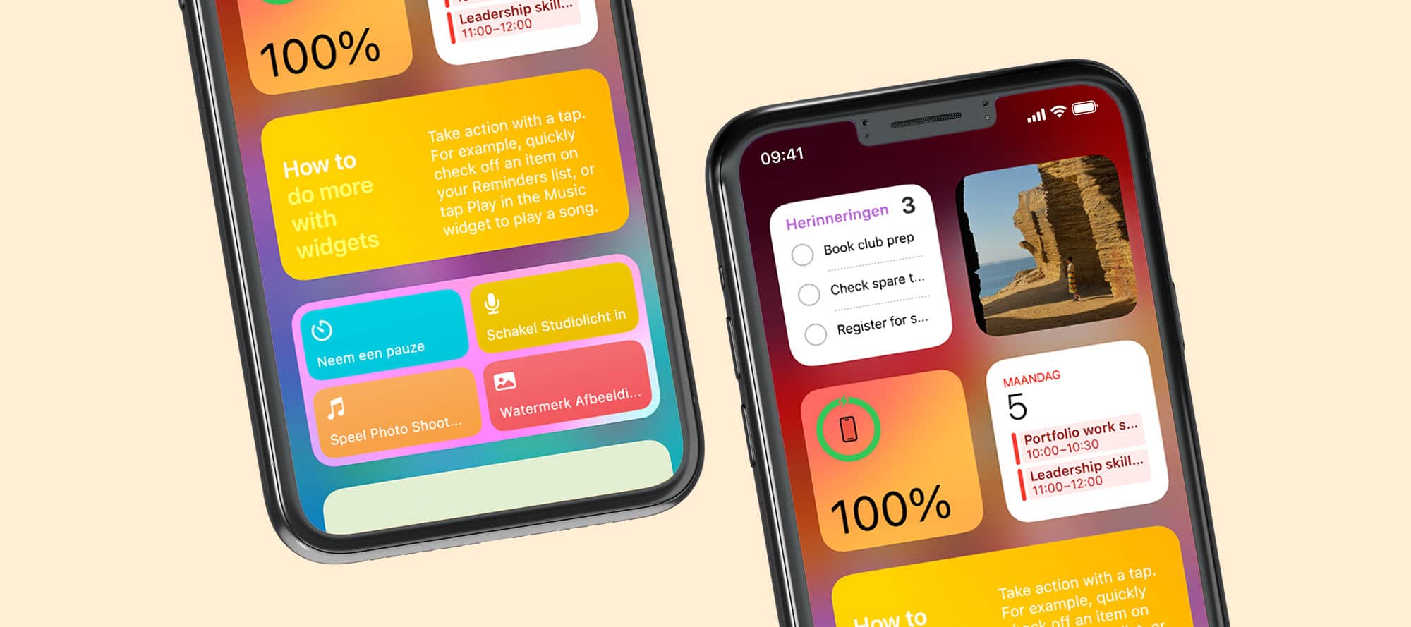 Widgets toevoegen aan je iPhone of iPad werkt zo. | Odido Blog