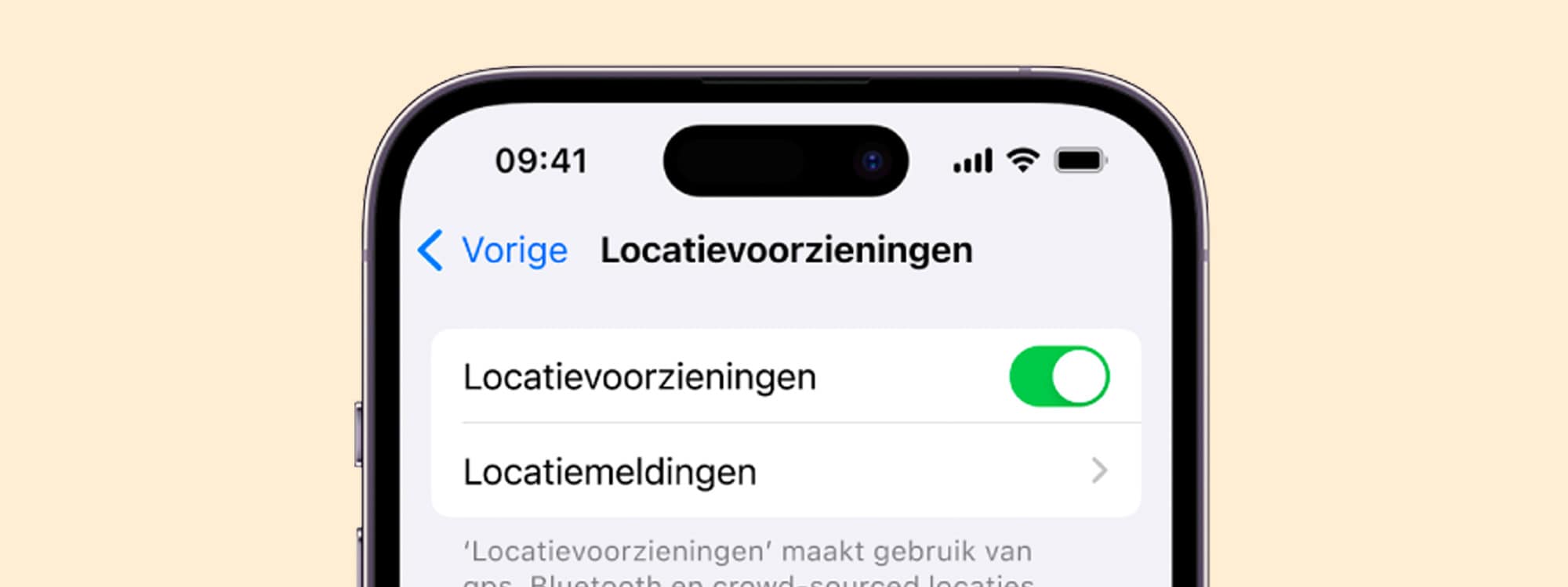 Locatievoorziening aanzetten op iPhone en Android. | Odido